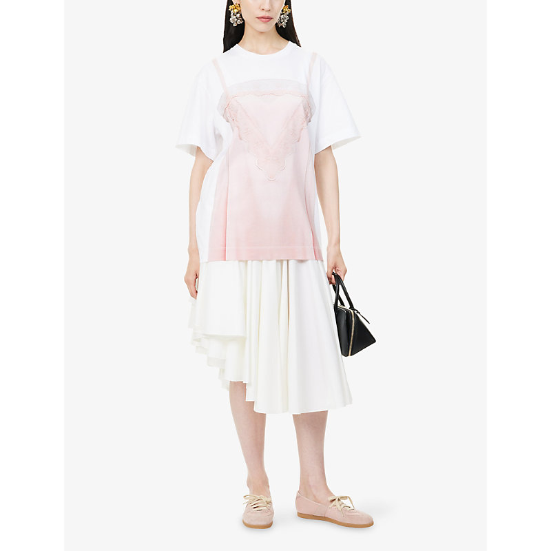 SIMONE ROCHA Simone Rocha Graphic Print Cotton T-Shirt